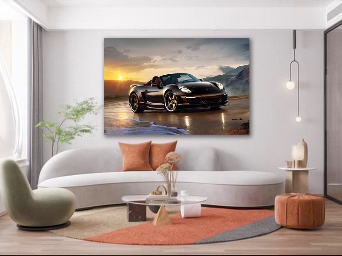 Porsche home decore Porsche canvas Porsche wall art Porsche | Etsy