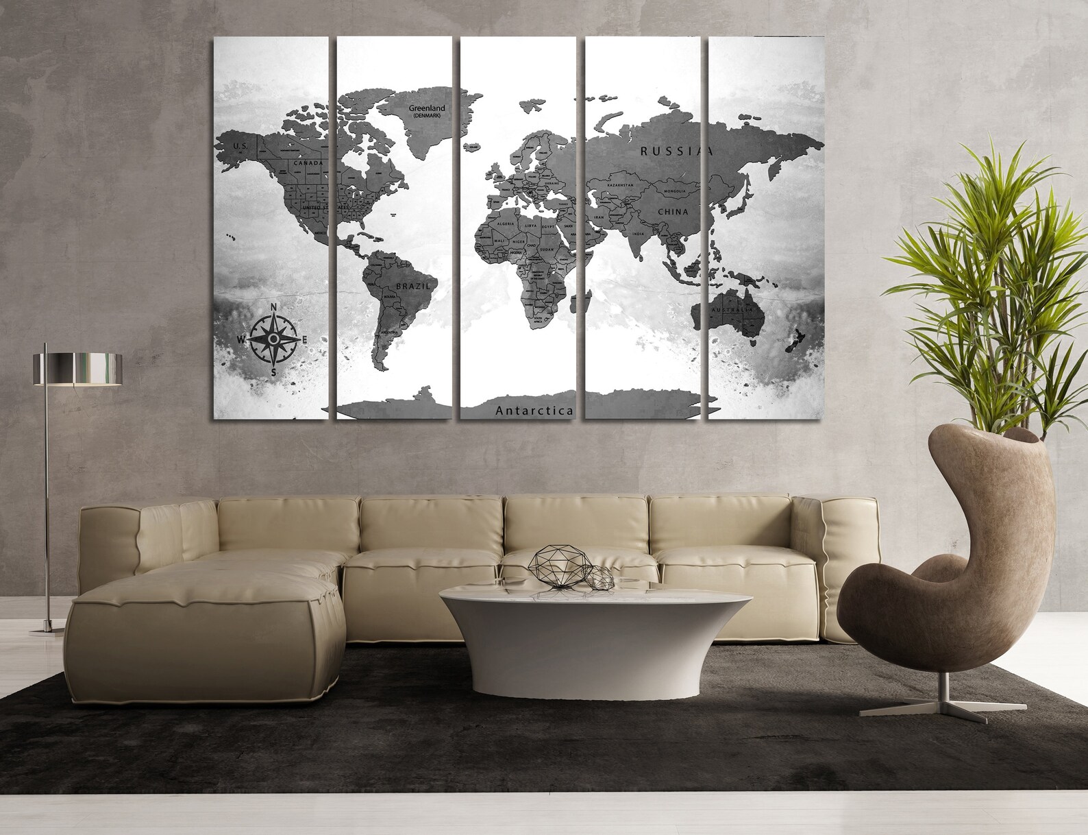 World Maps World Maps Canvas World Maps Wall Art World Maps - Etsy
