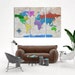 World Maps World Maps Canvas World Maps Wall Art World Maps - Etsy
