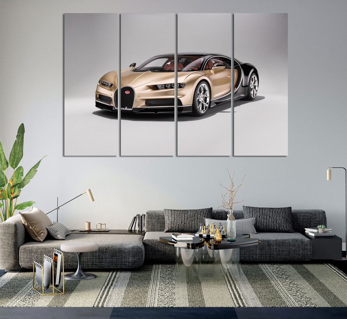 Bugatti Chiron Bugatti Wall Canvas Bugatti Chiron Wall Art - Etsy
