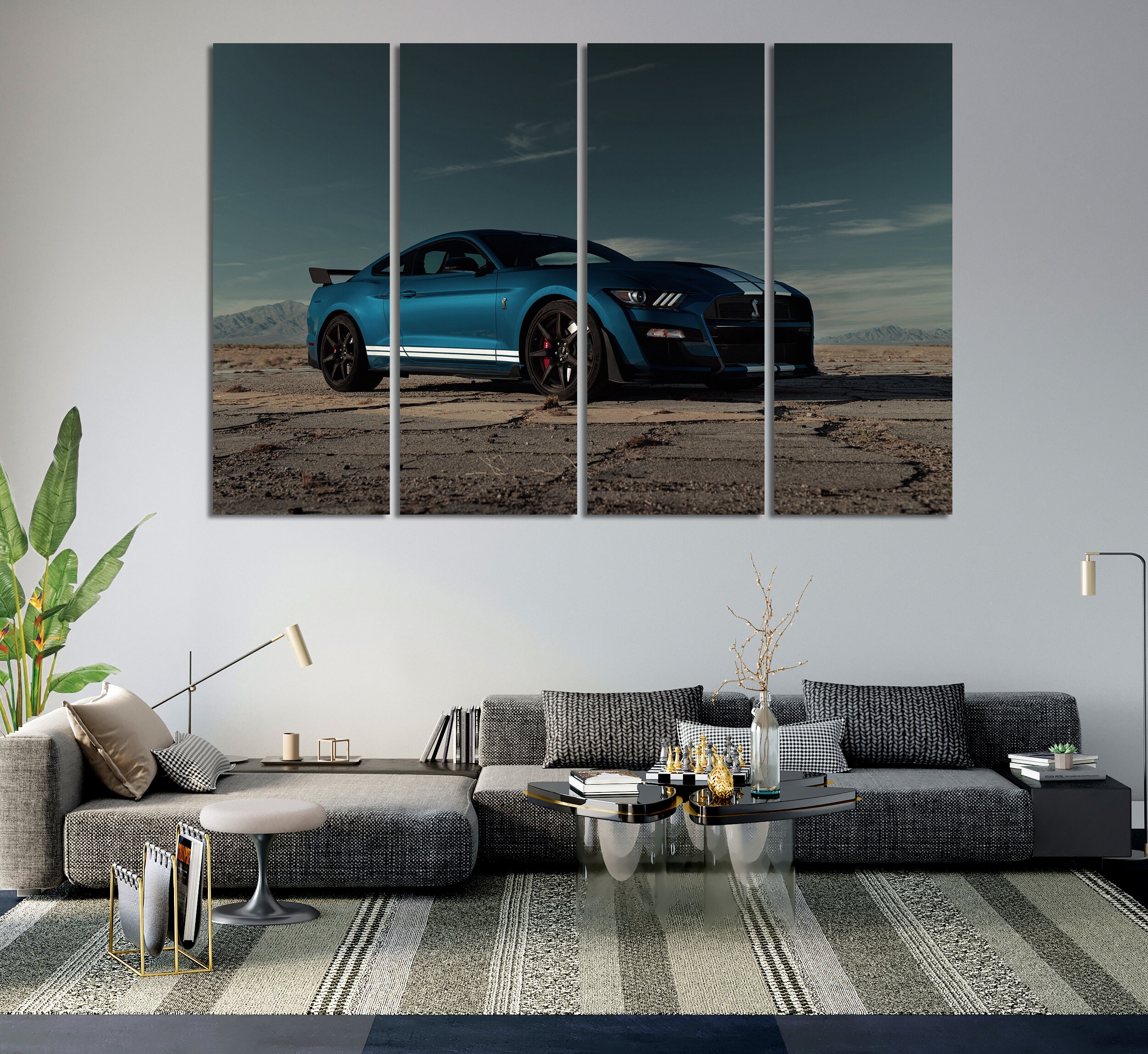 Ford Mustang Shelby GT500 Ford Canvas Mustang Wall Art Ford - Etsy