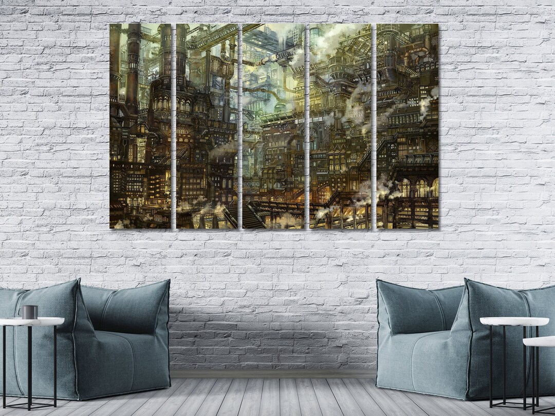 Steampunk Style Vintage Canvas Prints Prints Vintage Decor Steampunk ...