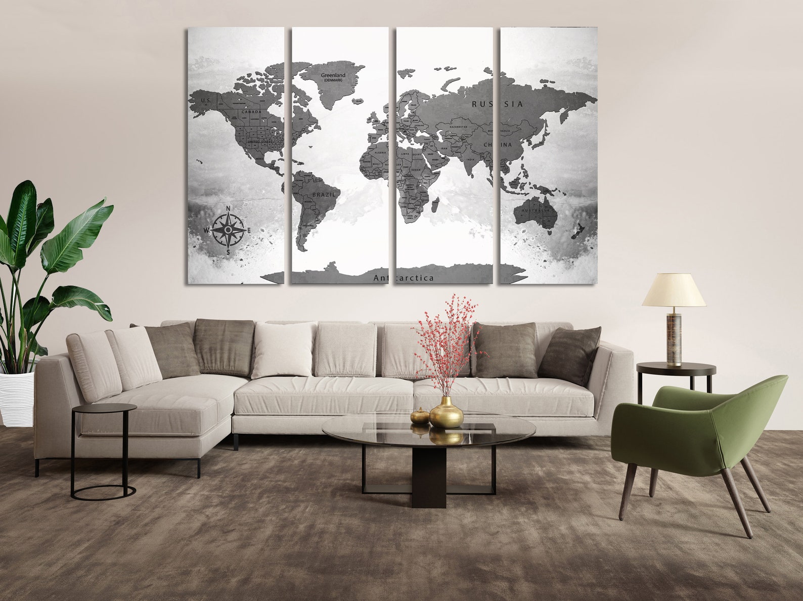 World Maps World Maps Canvas World Maps Wall Art World Maps - Etsy