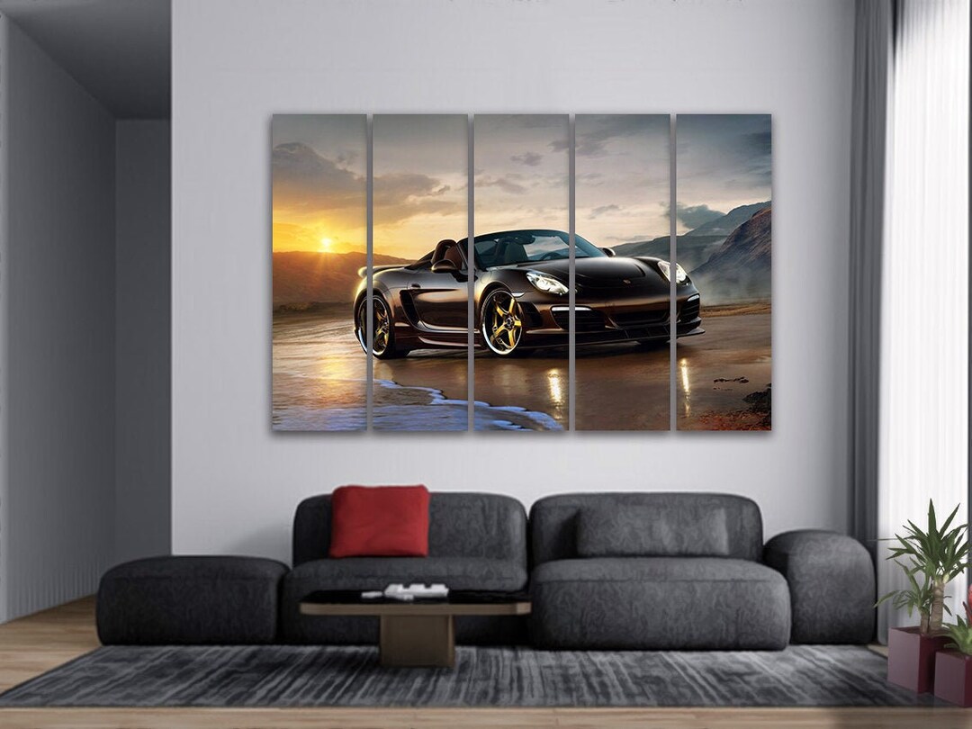 Porsche Home Decore Porsche Canvas Porsche Wall Art Porsche Wall Decor ...
