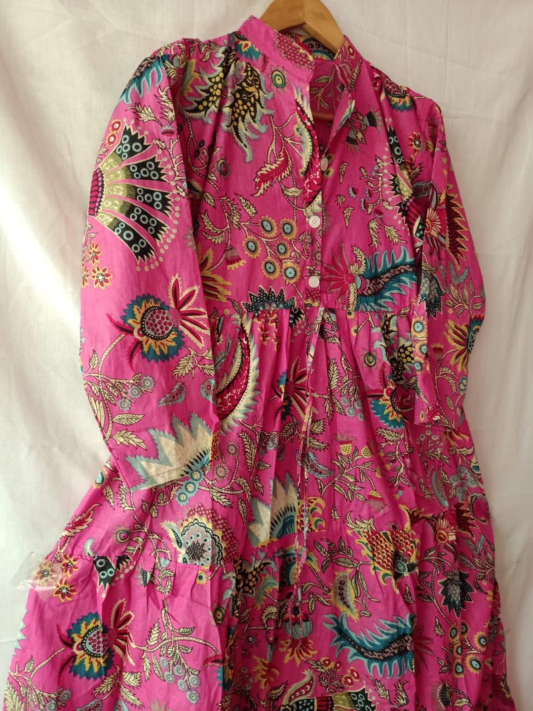 Indian Summer Dress,cotton Dress, Block Print Dress,boho Dress ...