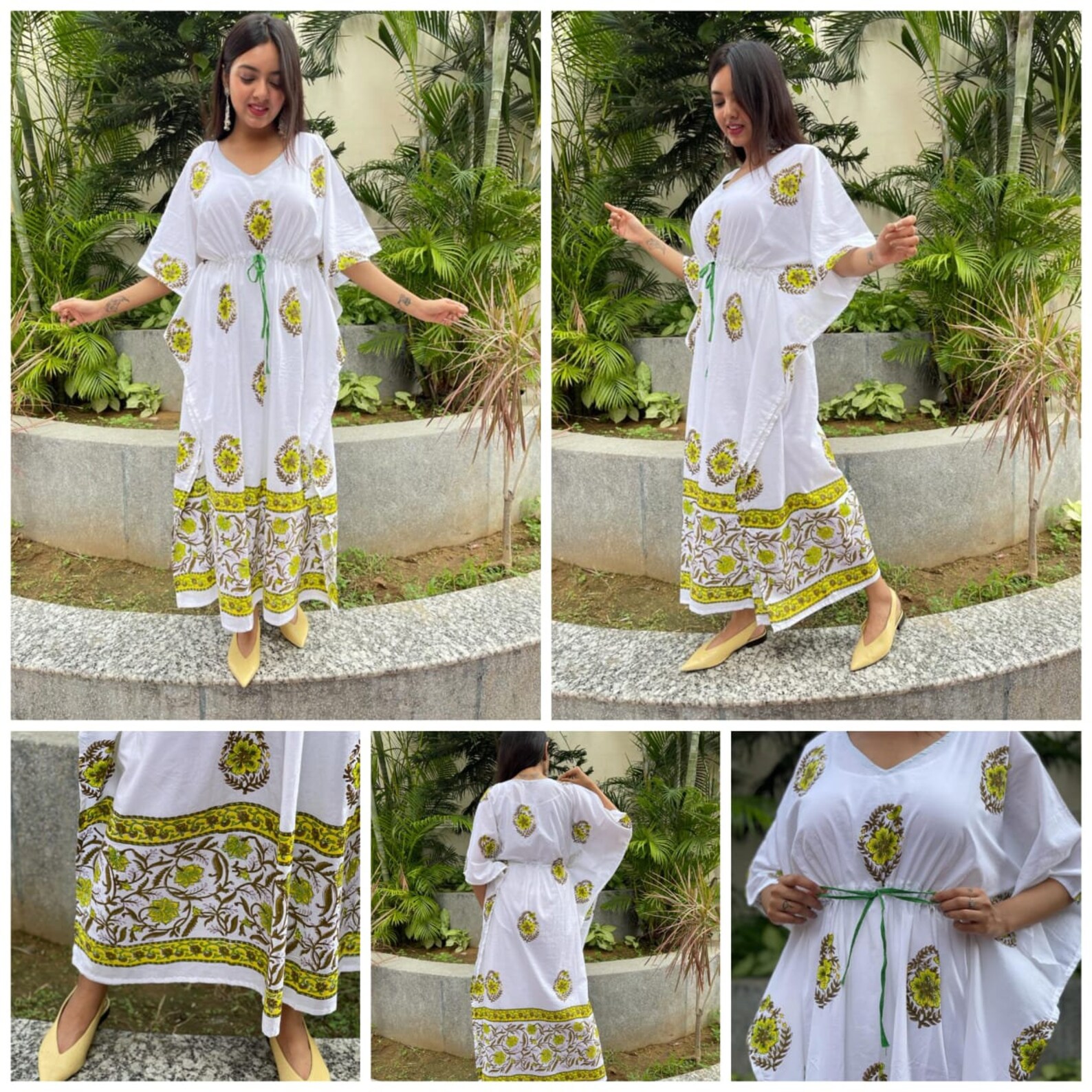 Indian Long Dress Women Kaftan Cotton Kaftan Wedding Kaftan | Etsy