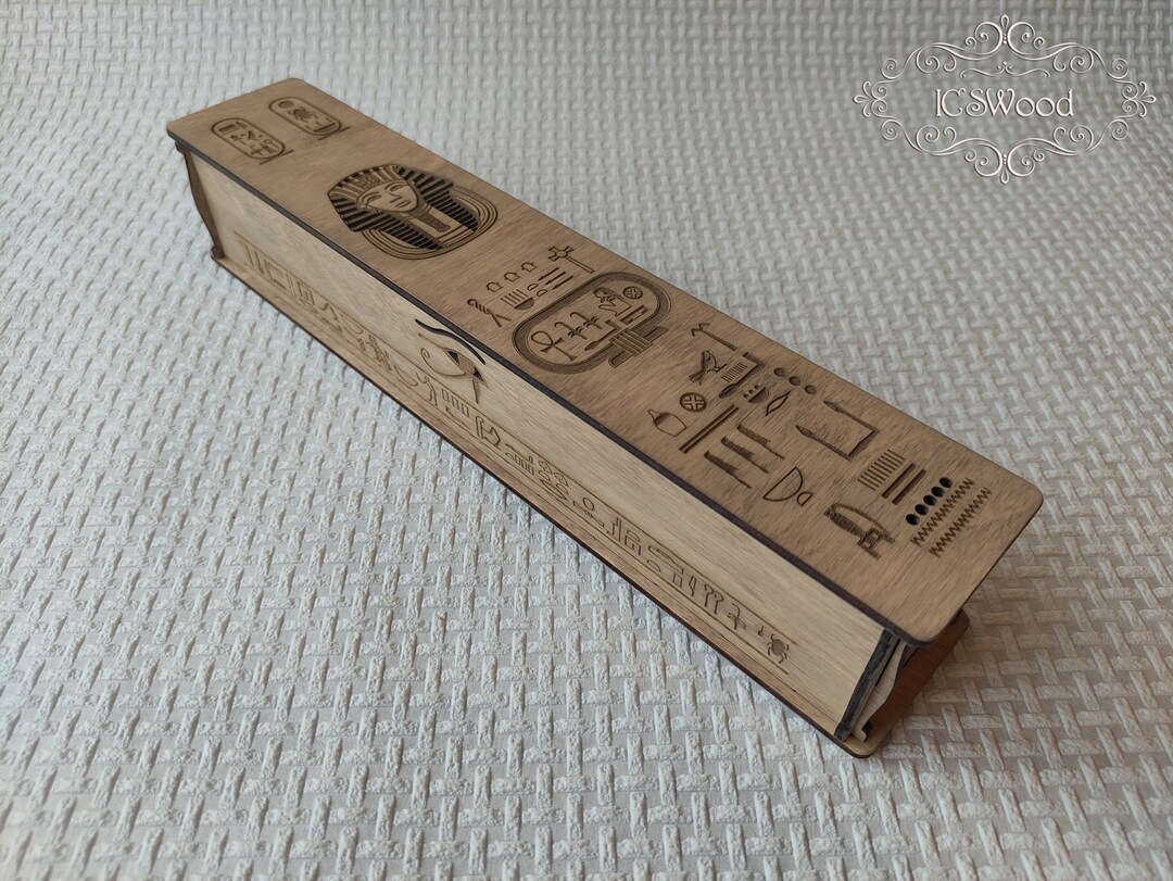 Wooden Ancient Egyptian Style Tutankhamun Pharaon Incense Stick Burner ...