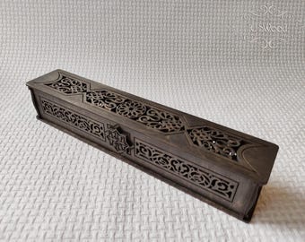 Wooden Ancient Egyptian Style Tutankhamun Pharaon Incense Stick Burner ...