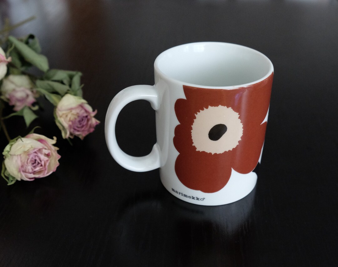 Marimekko Unikko Poppy Flower Vintage Coffee Mug 250ML Porcelain Cup ...