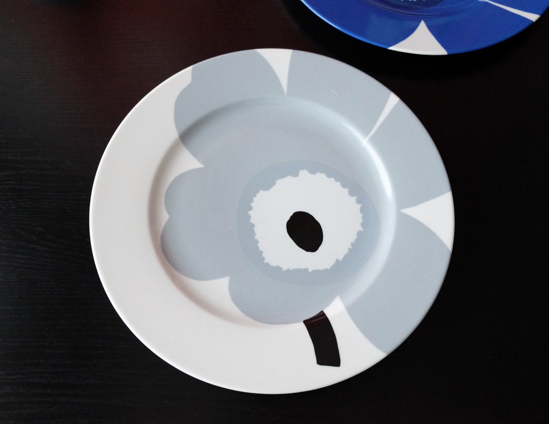 Marimekko Unikko Poppy Flower Vintage Dinner Plate Large - Etsy