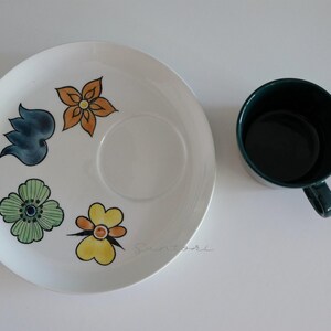 Vintage Arabia Kilta, Arabia Lilian Hand Painted TV Coffee Cup and ...