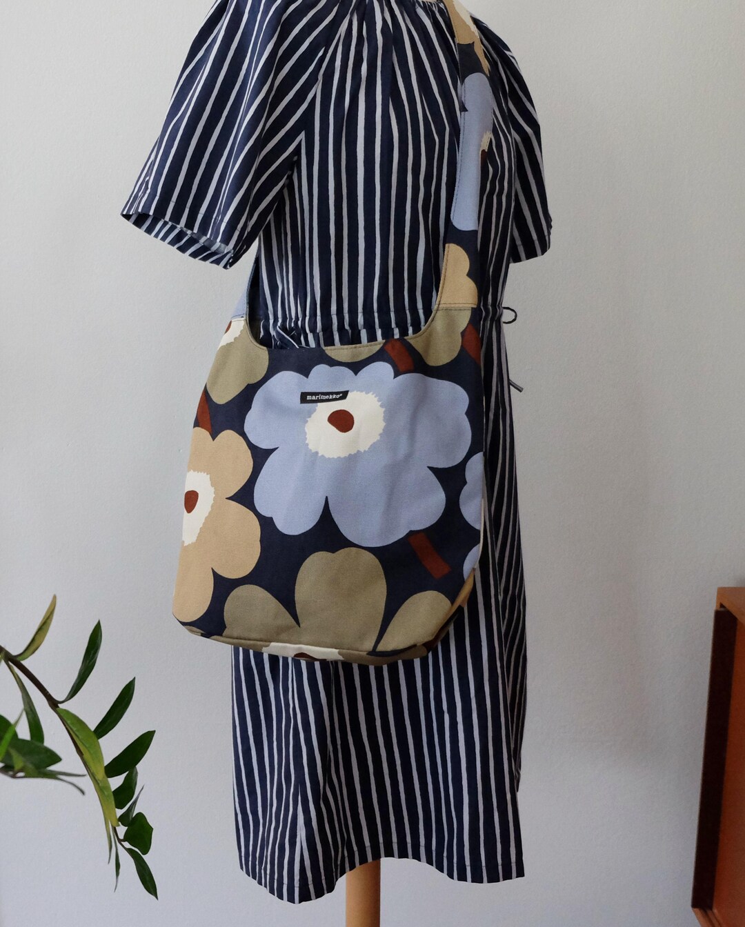 Vintage Marimekko Unikko Poppy Tote Bag, Crossbody Bag, Shoulder Bag ...