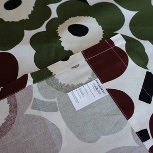 Marimekko Unikko Poppy Flower Cotton Fabric,180 X 60 Cm, Designed by ...