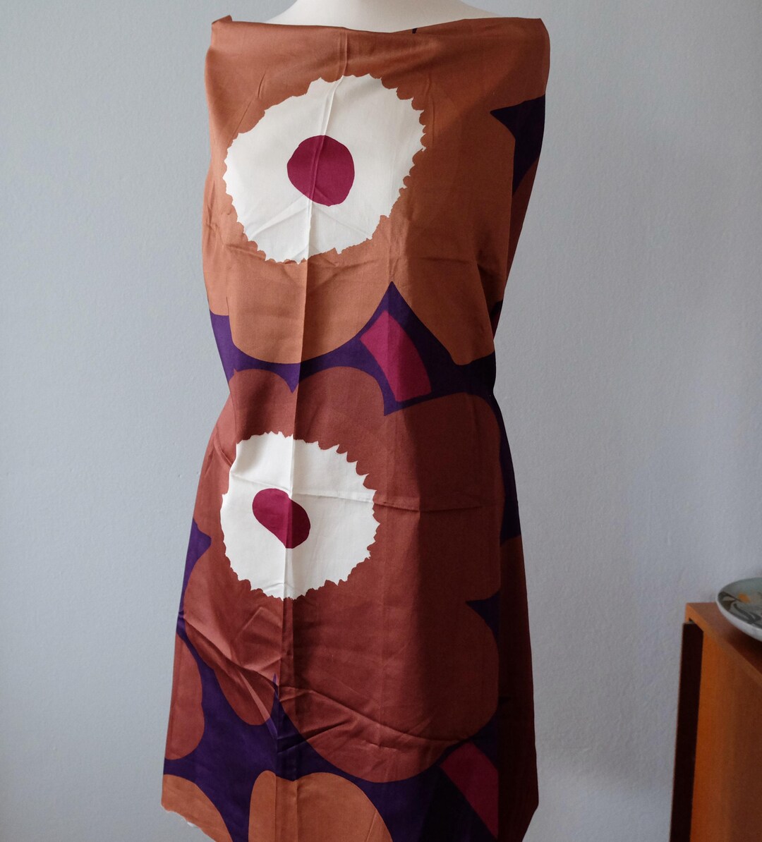 Marimekko Unikko Poppy Fabric Sewing Fabric Thin Satin Cotton Fabric ...