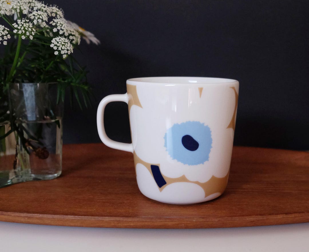 Marimekko Unikko Poppy Mug Oiva Porcelain Coffee Mug 4.0DL Designed by ...