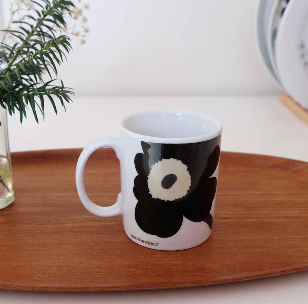 Marimekko Unikko Poppy Flower Vintage Coffee Mug 250ML Porcelain ...