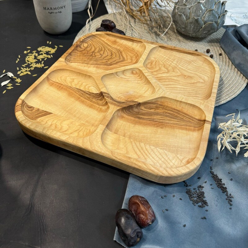 Wooden Food Plate - Etsy