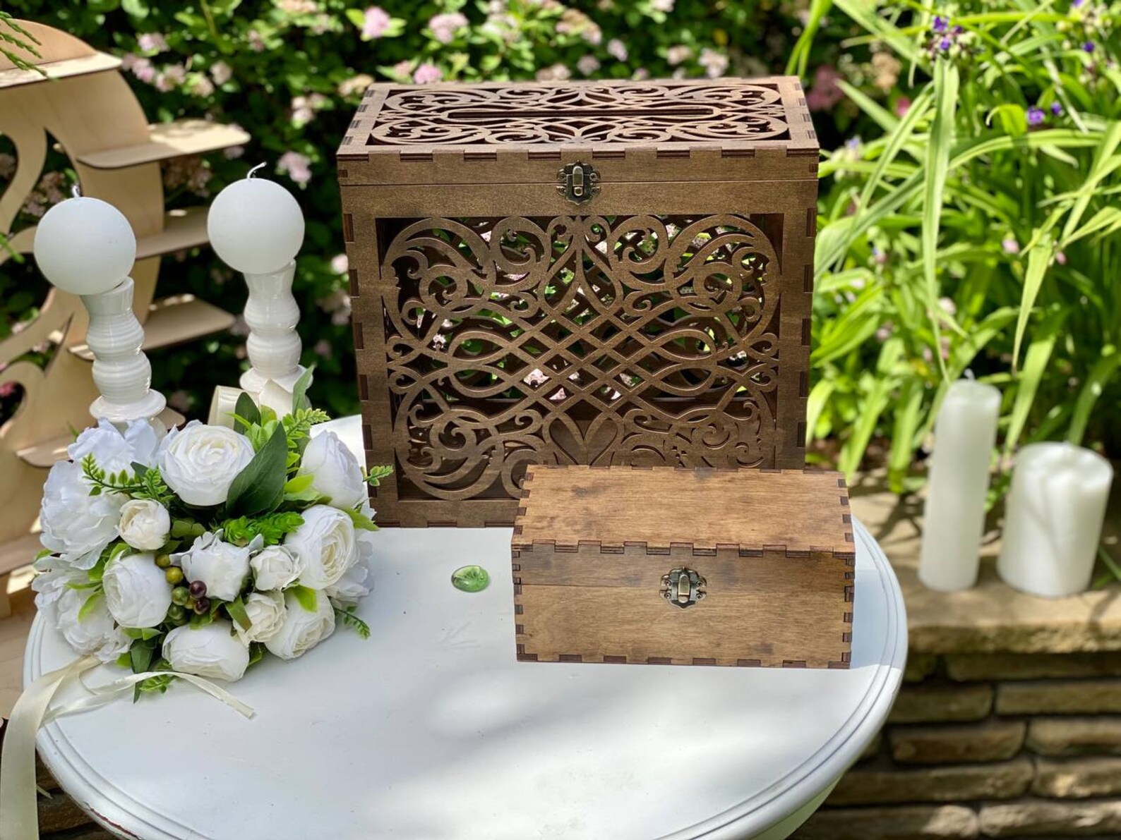 Wedding Card Box With Slot Box Wedding Card Holder Card Box - Etsy