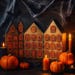 Haunted House Halloween Advent Calendar: Reusable Spooky Countdown - Etsy