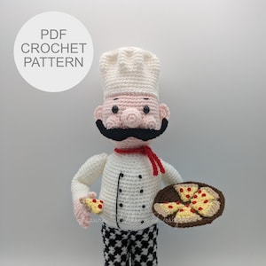 Carlo the Chef- Amigurumi Pattern PDF Download - Etsy
