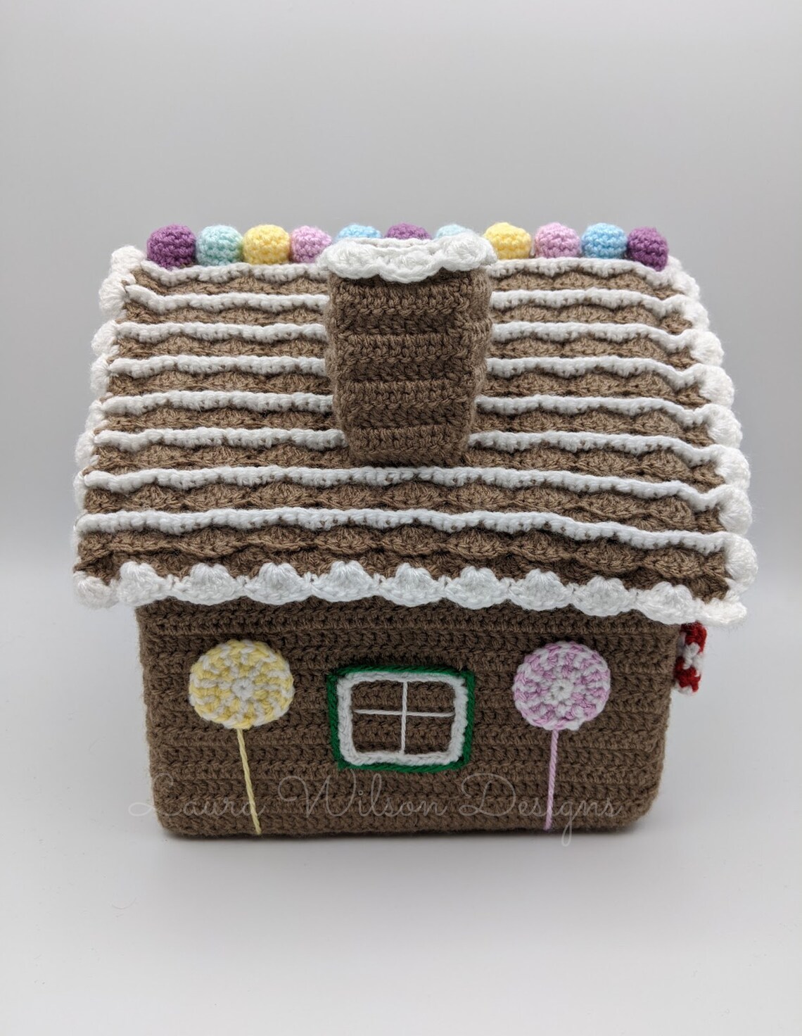Gingerbread House Crochet Pattern PDF Download - Etsy