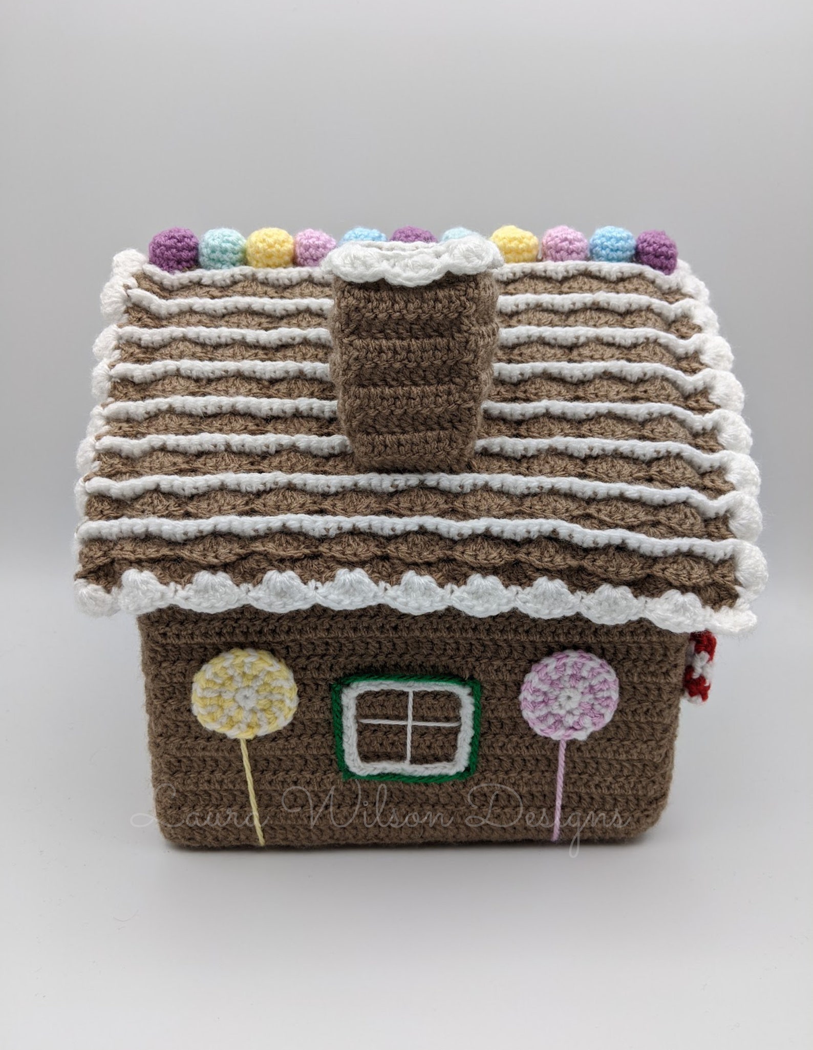 Gingerbread House Crochet Pattern PDF Download - Etsy