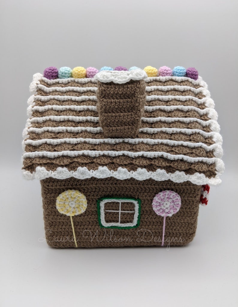 Gingerbread House Crochet Pattern PDF Download - Etsy