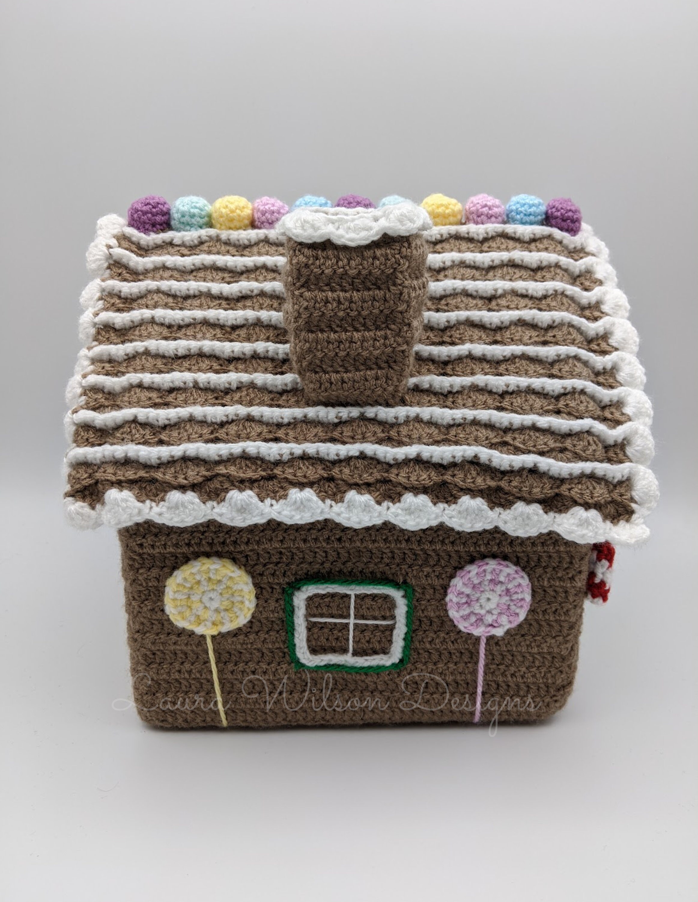 Gingerbread House Crochet Pattern PDF Download - Etsy