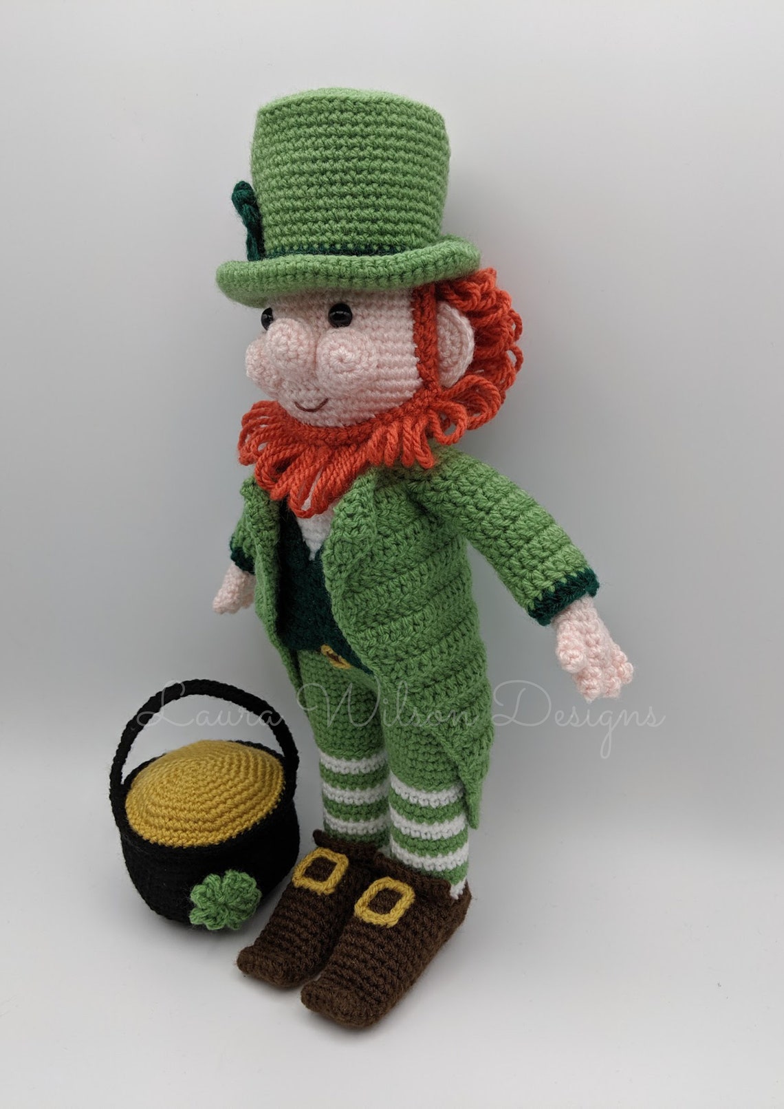 Larry the Leprechaun Amigurumi Pattern PDF Download - Etsy
