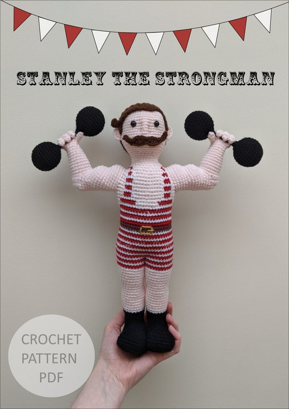 Stanley the Strongman Amigurumi Pattern PDF Download | Etsy