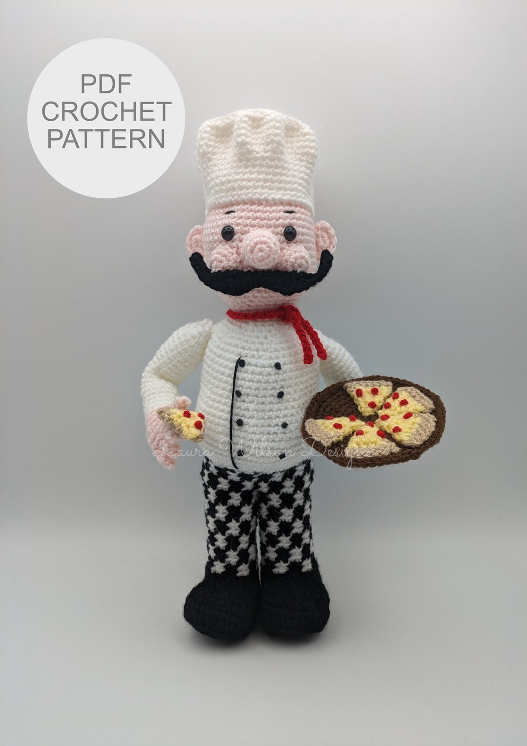 Carlo the Chef- Amigurumi Pattern PDF Download - Etsy