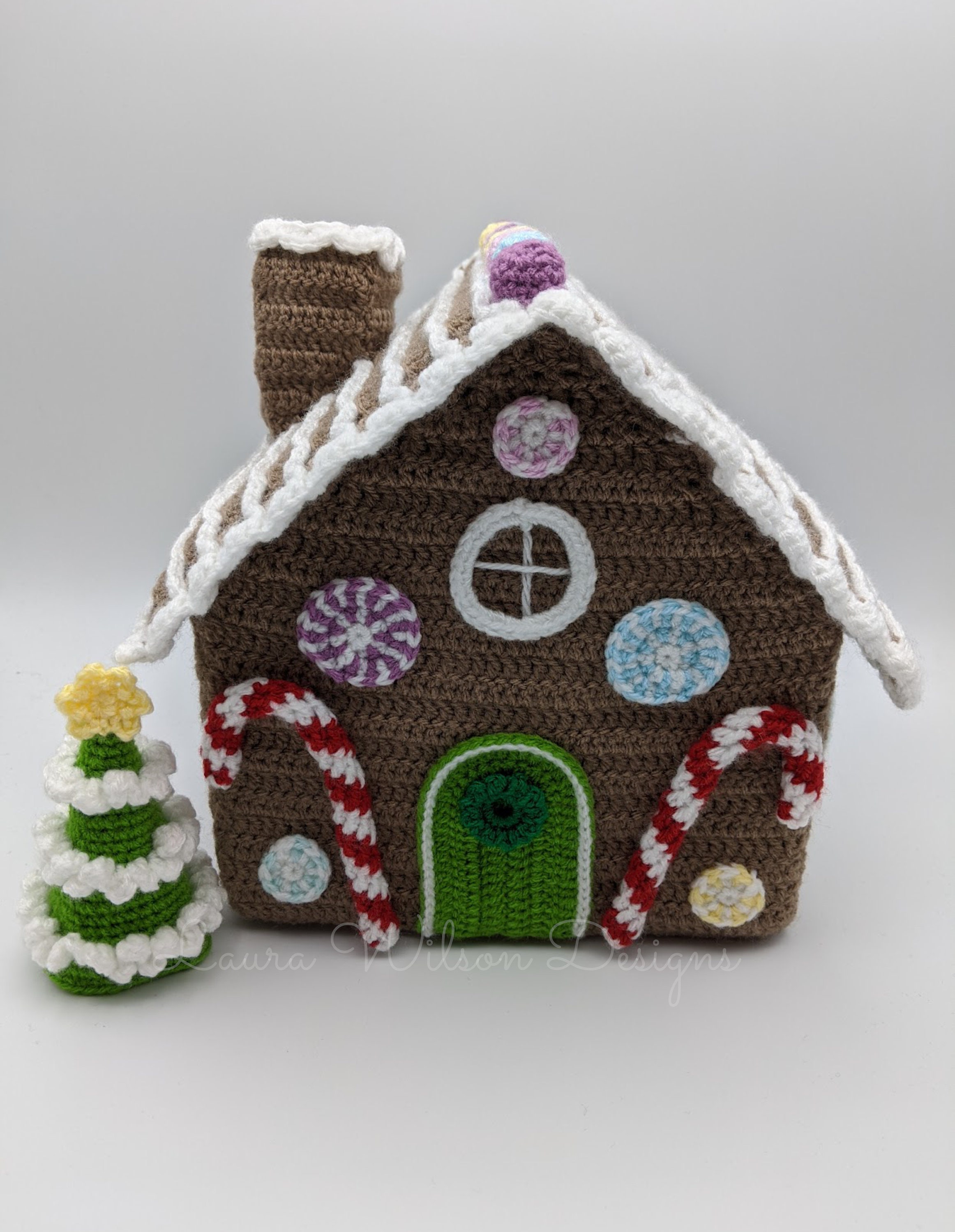 Gingerbread House Crochet Pattern PDF Download - Etsy