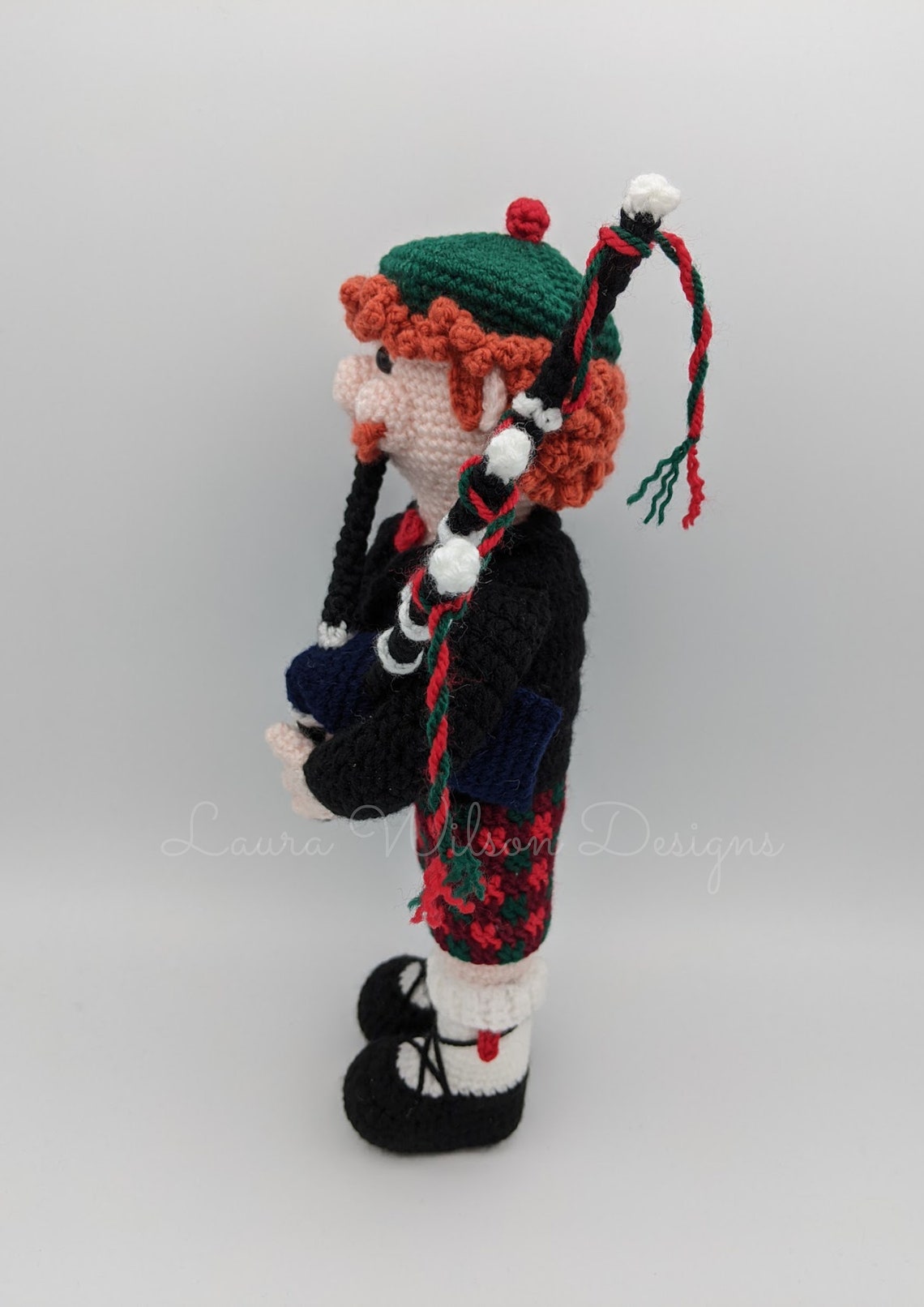 Bruce the Bagpipe Player Amigurumi Pattern PDF Download - Etsy