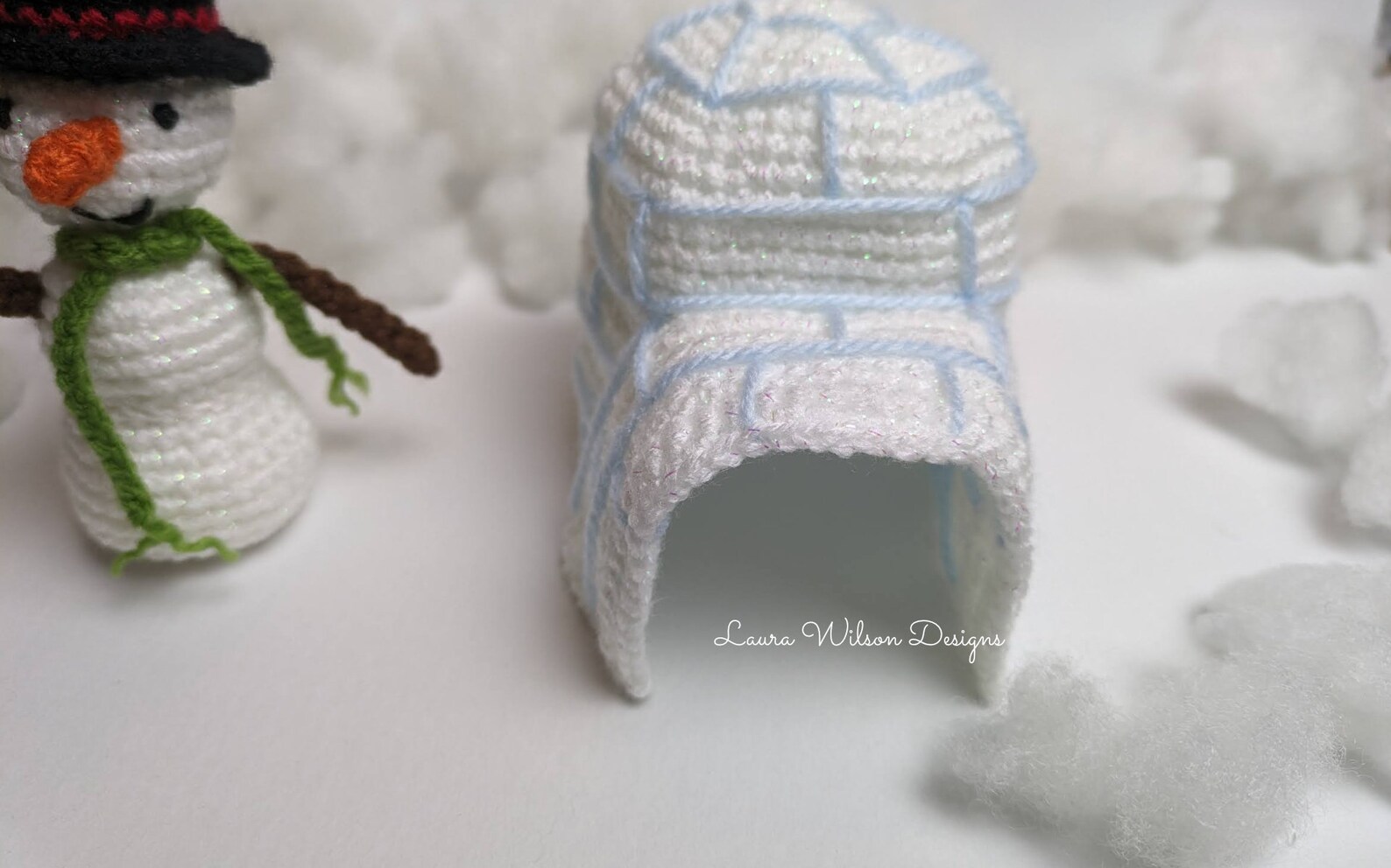 Simon the Snowman and His Igloo Crochet Pattern- PDF Download - Etsy