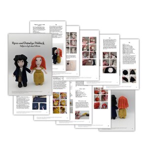 Ross and Demelza Poldark- Amigurumi Patterns PDF Download - Etsy