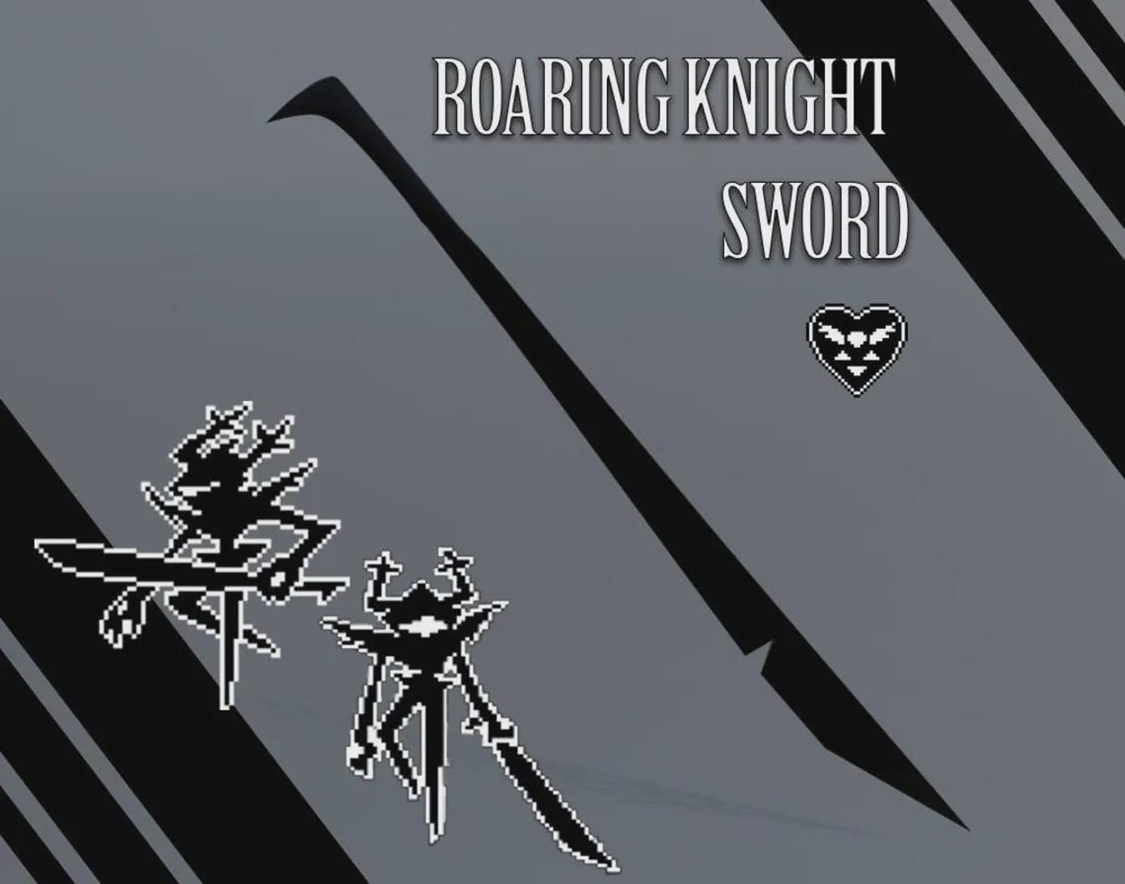 Deltarune Roaring Knight Sword | Replica Prop 3D STL File - Etsy