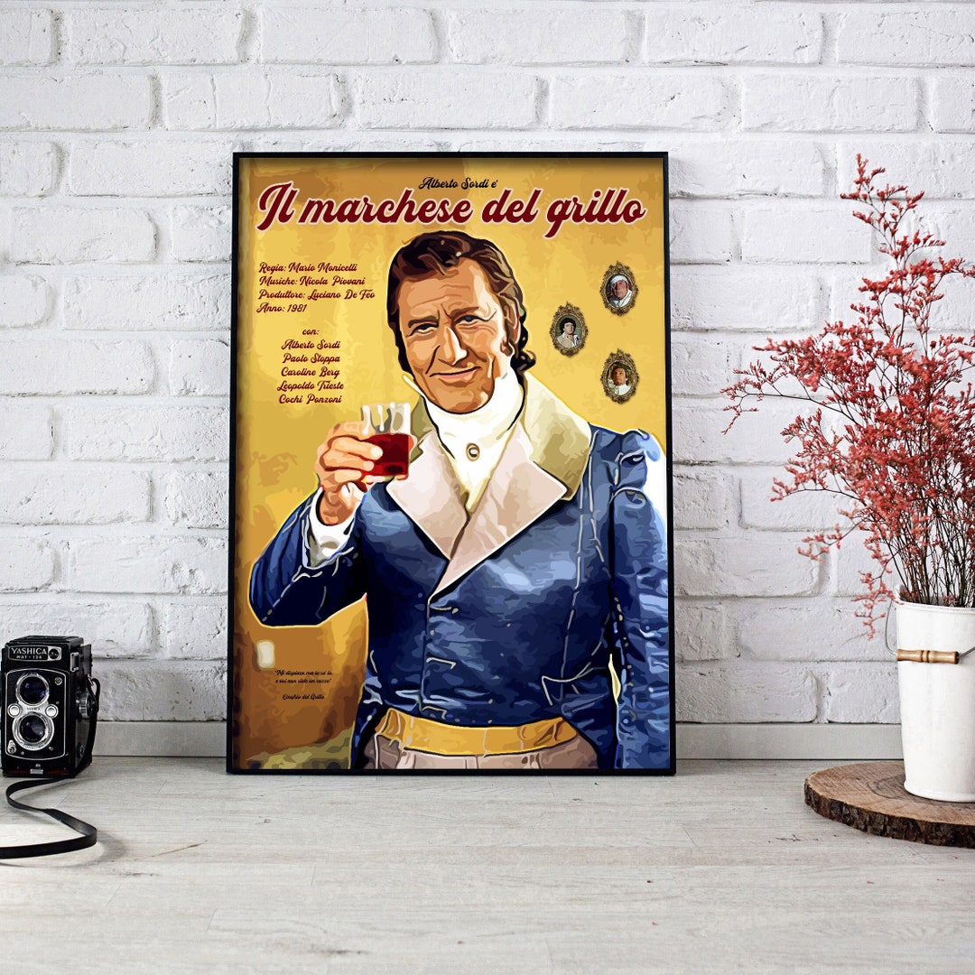 Poster the Marchese Del Grillo With Alberto Sordi - Etsy