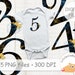 Sunflower Number Clipart Set, Cute Happy Birthday Digital PNG Numbers 0 ...