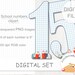 School Kids Numbers Clipart, Kids Symbols Back to School, School ...