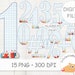 School Kids Numbers Clipart, Kids Symbols Back to School, School ...