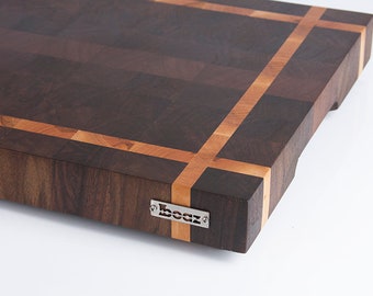 Dark Wood Cutting Board - Etsy