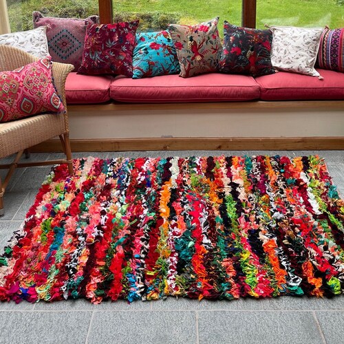 Denim Jean Blue Tight Weave Quality Rag Rug Small Medium Large | Etsy UK