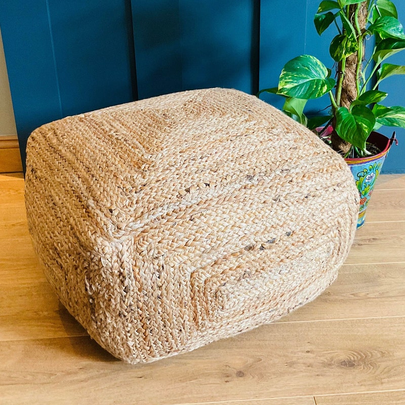 Pouffe Footstool - Etsy UK