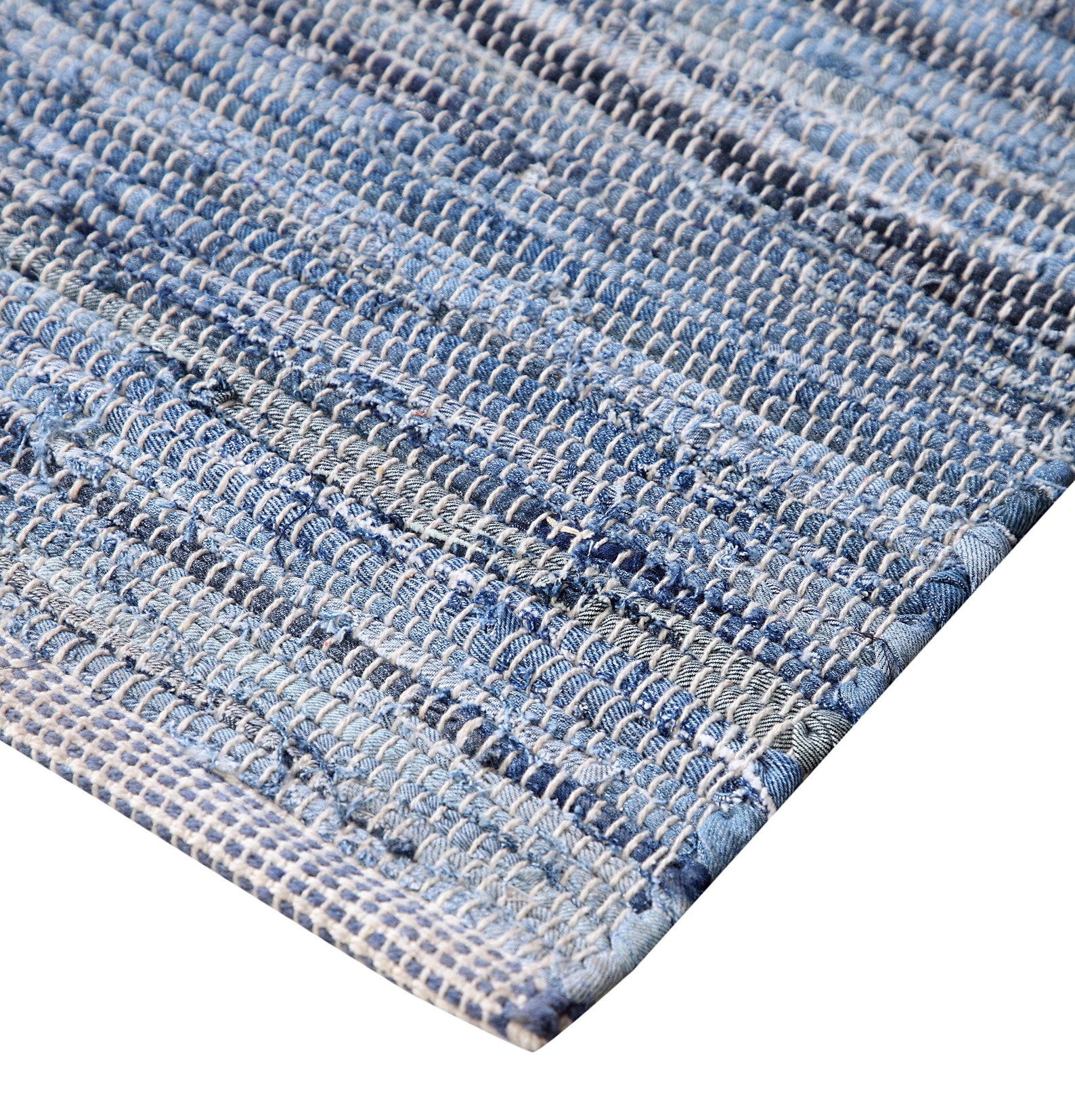 Denim Jean Blue Tight Weave Quality Rag Rug Small Medium Large - Etsy UK