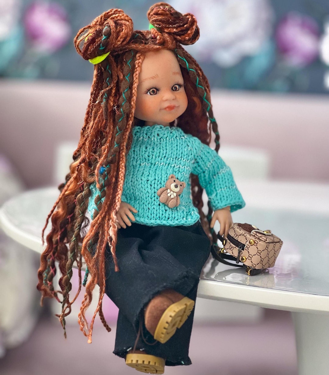 Art OOAK Doll, Unique BJD Doll With Clothes Set, Handmade Collectible ...