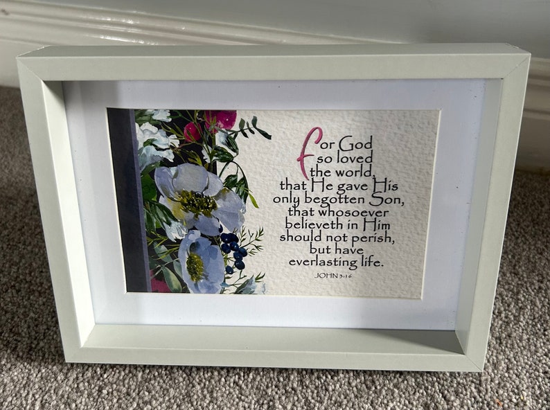 Handmade Bible Verse Frames - Etsy