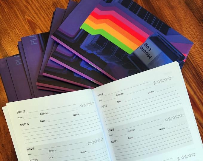 Movie Review Logbook - Etsy