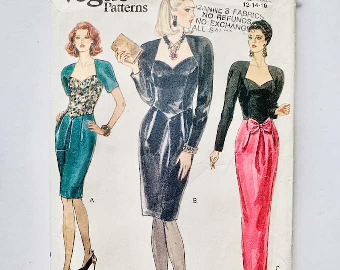Vogue V8150, Women’s Evening Gown Pattern, Sz (18-20-22), Uncut - Etsy