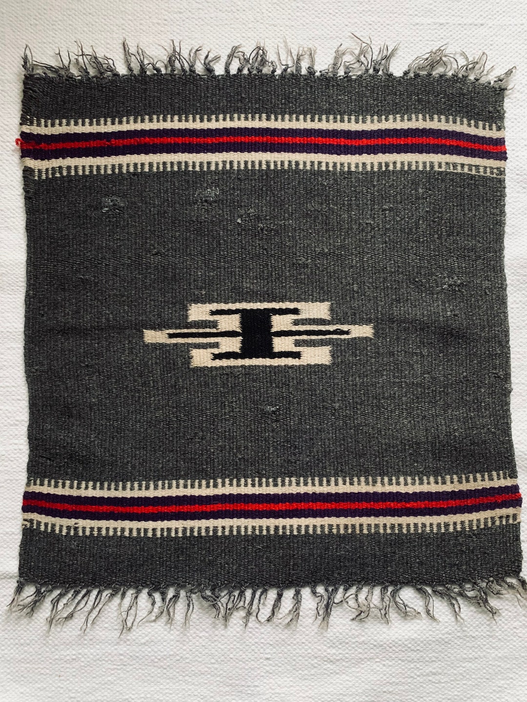 Vintage Native American Chimayo Mat - Etsy