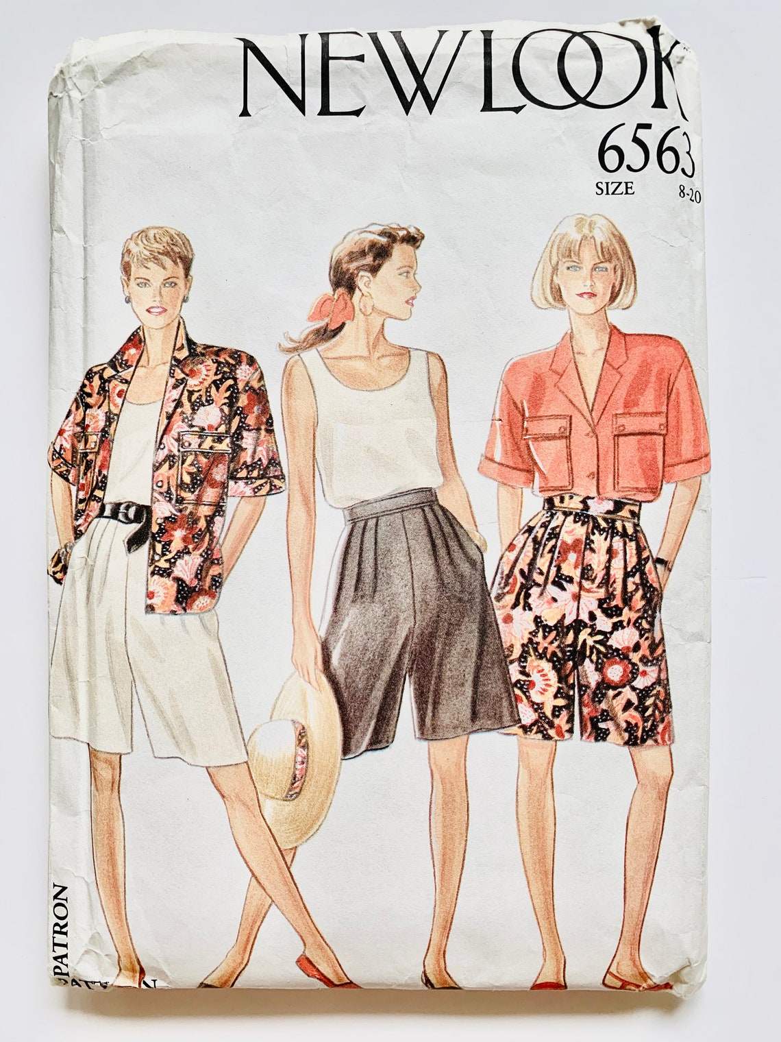 Vintage 1908s New Look 6563 Womens Blouse sz 8-20 Top - Etsy